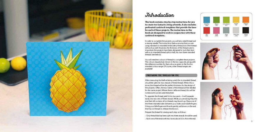 The String Art Dot-to-Dot Book, Create 10 stunning works of string art ...