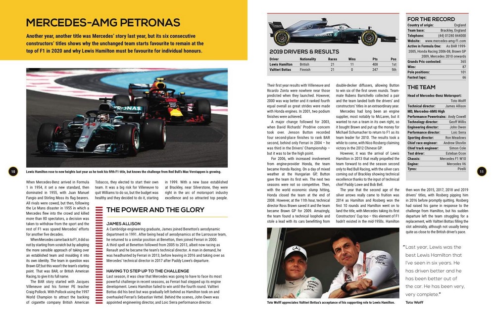 Formula One 2020, World's Bestselling Grand Prix Handbook by Bruce ...