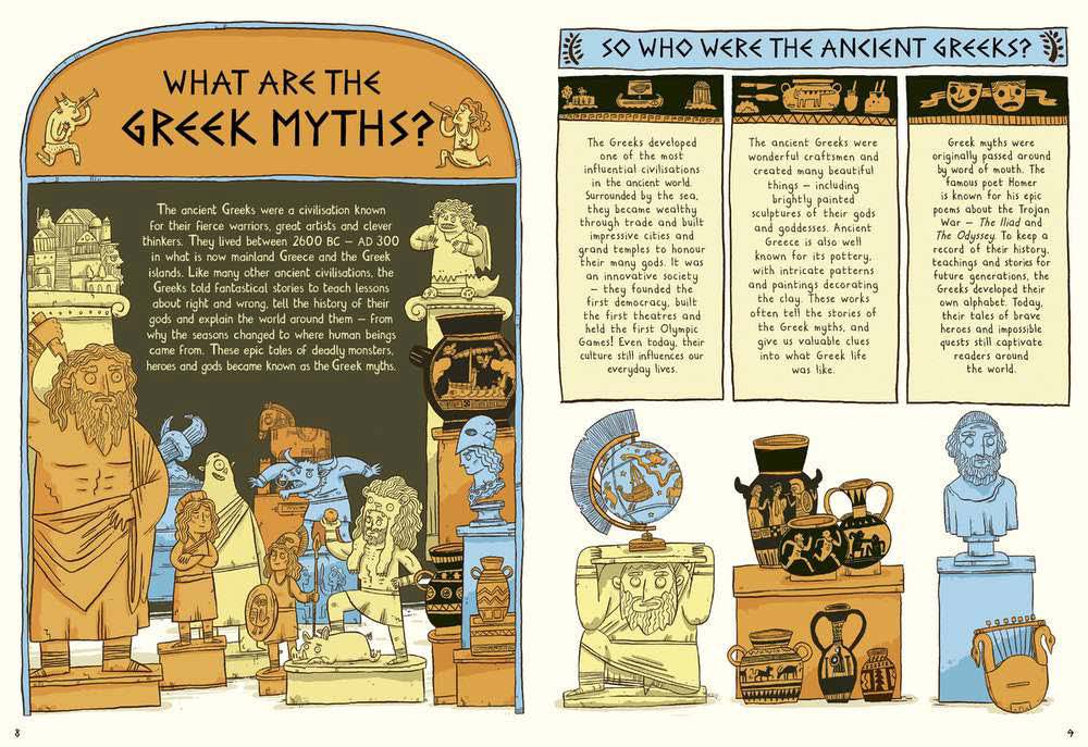 Myths, Monsters and Mayhem in Ancient Greece by James Davies ...