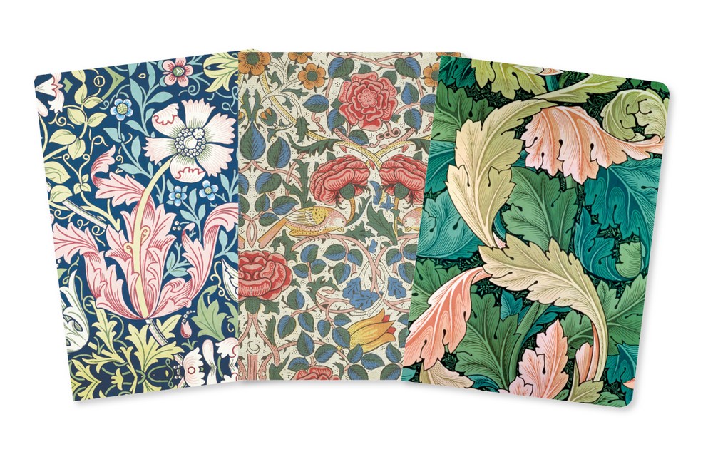 William Morris - Mini Notebook Collection (Set of 3), Lined, Sturdy ...