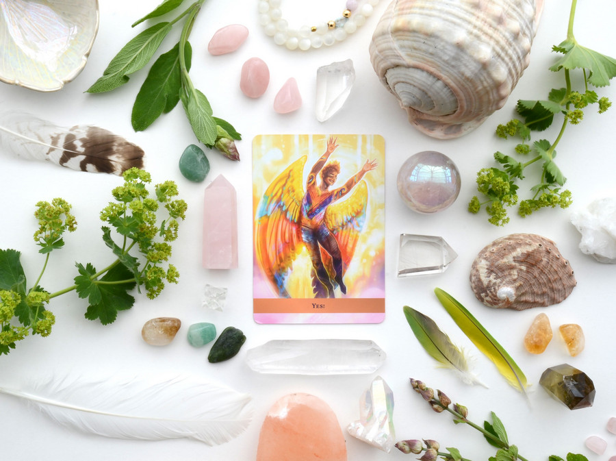 The Angel Guide Oracle by Kyle Gray | A 44-Card Deck and Guidebook ...