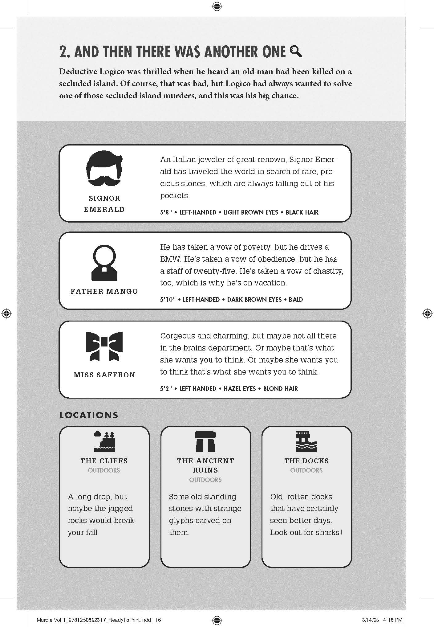 Murdle, Solve 100 Devilishly Devious Murder Mystery Logic Puzzles by G ...