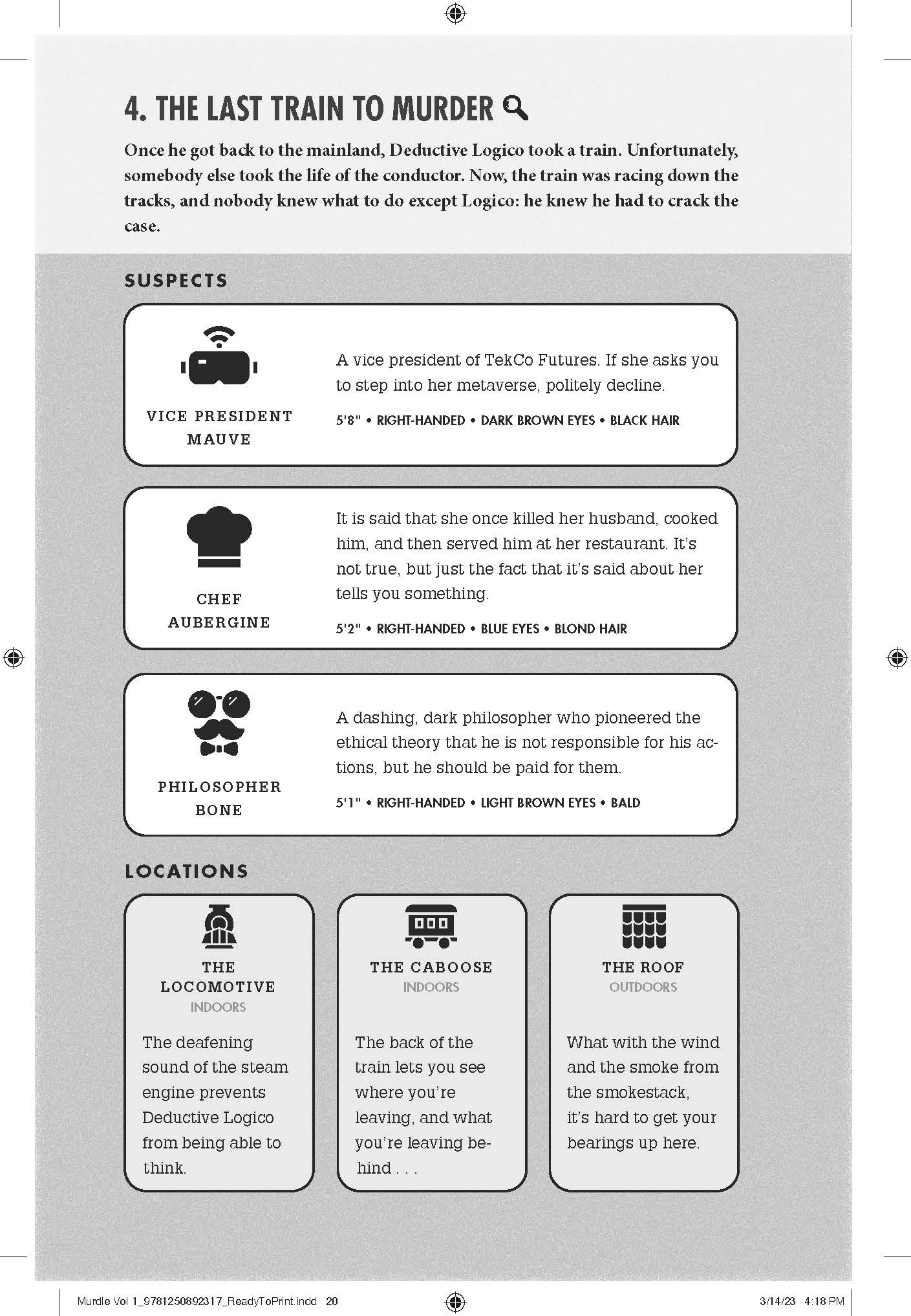 Murdle, Solve 100 Devilishly Devious Murder Mystery Logic Puzzles by G ...