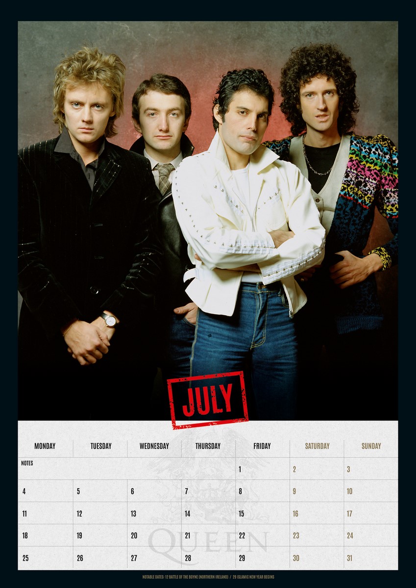 The Official Queen - 2022 A3 Wall Calendar by Danilo Promotions ...