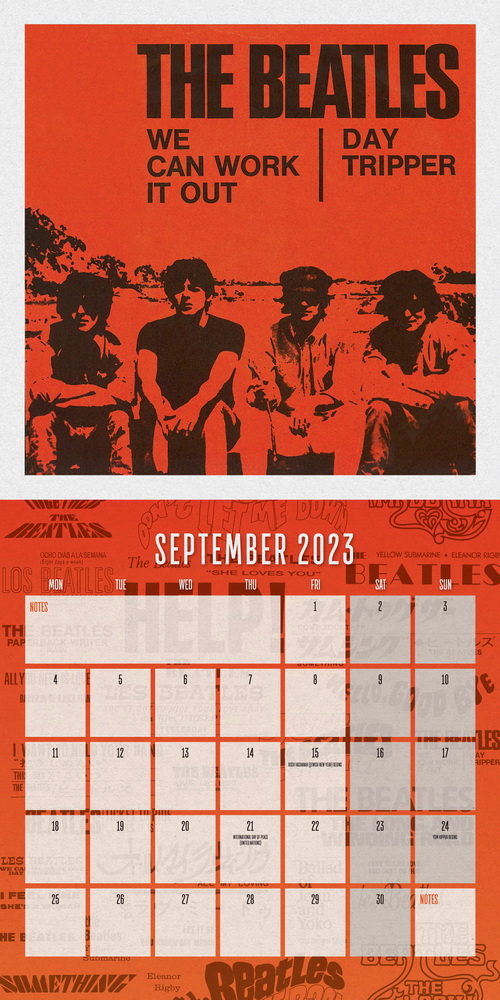 The Beatles - 2023 Wall Calendar by Danilo Promotions | 9781801225571 ...