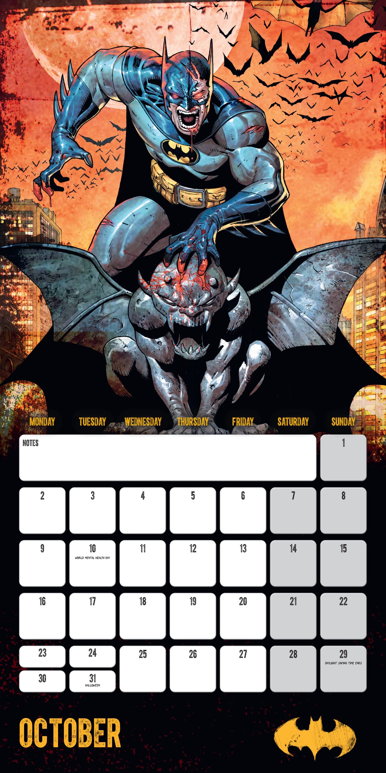 Batman Comics - 2023 Wall Calendar by Danilo Promotions | 9781801225922 ...