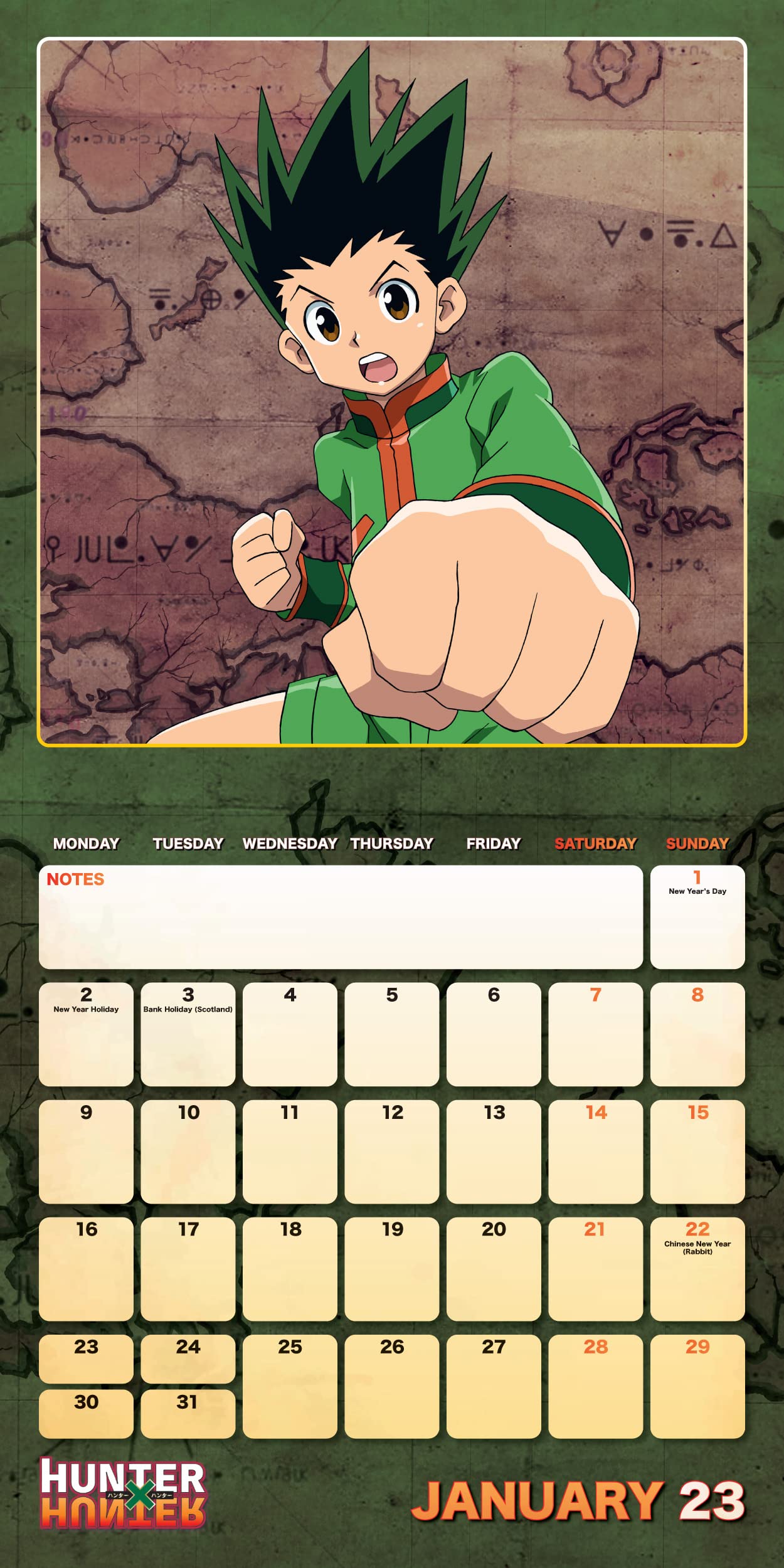 Hunter X Hunter - 2023 Wall Calendar by Danilo Promotions ...