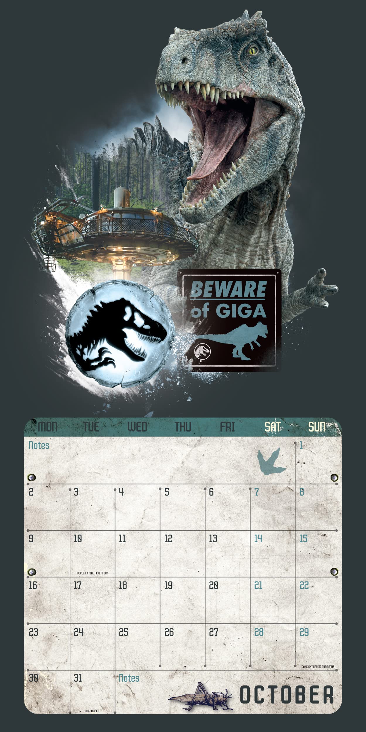 Jurassic World - 2023 Wall Calendar by Danilo Promotions ...