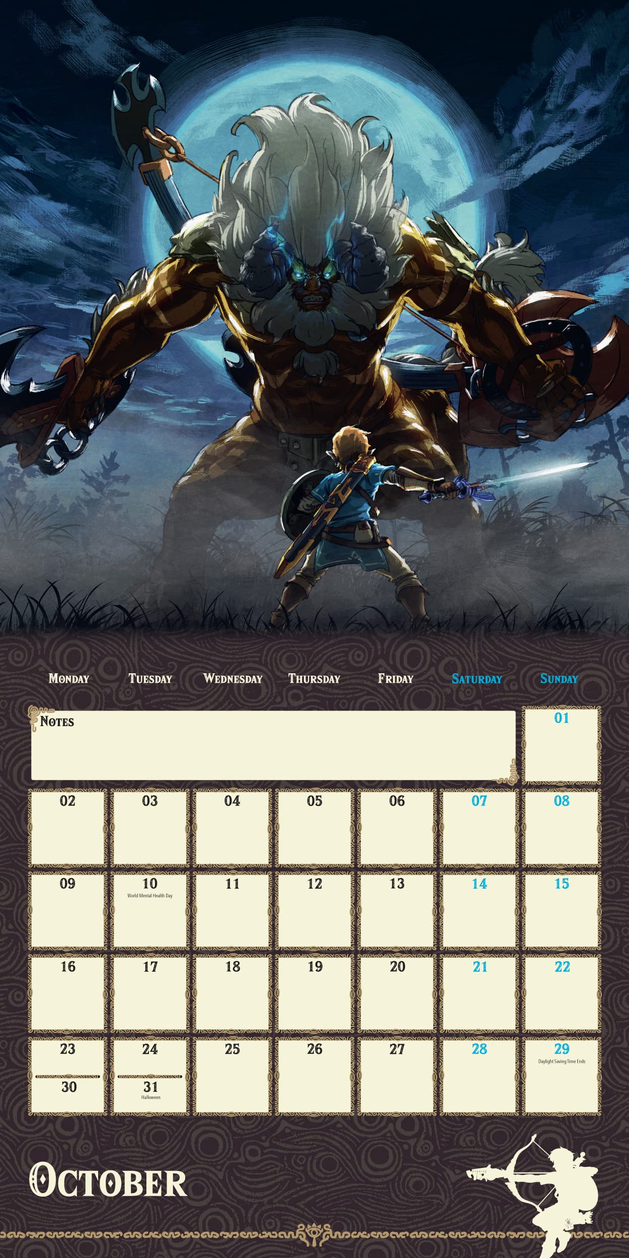 The Legend Of Zelda - 2023 Wall Calendar by Danilo Promotions ...