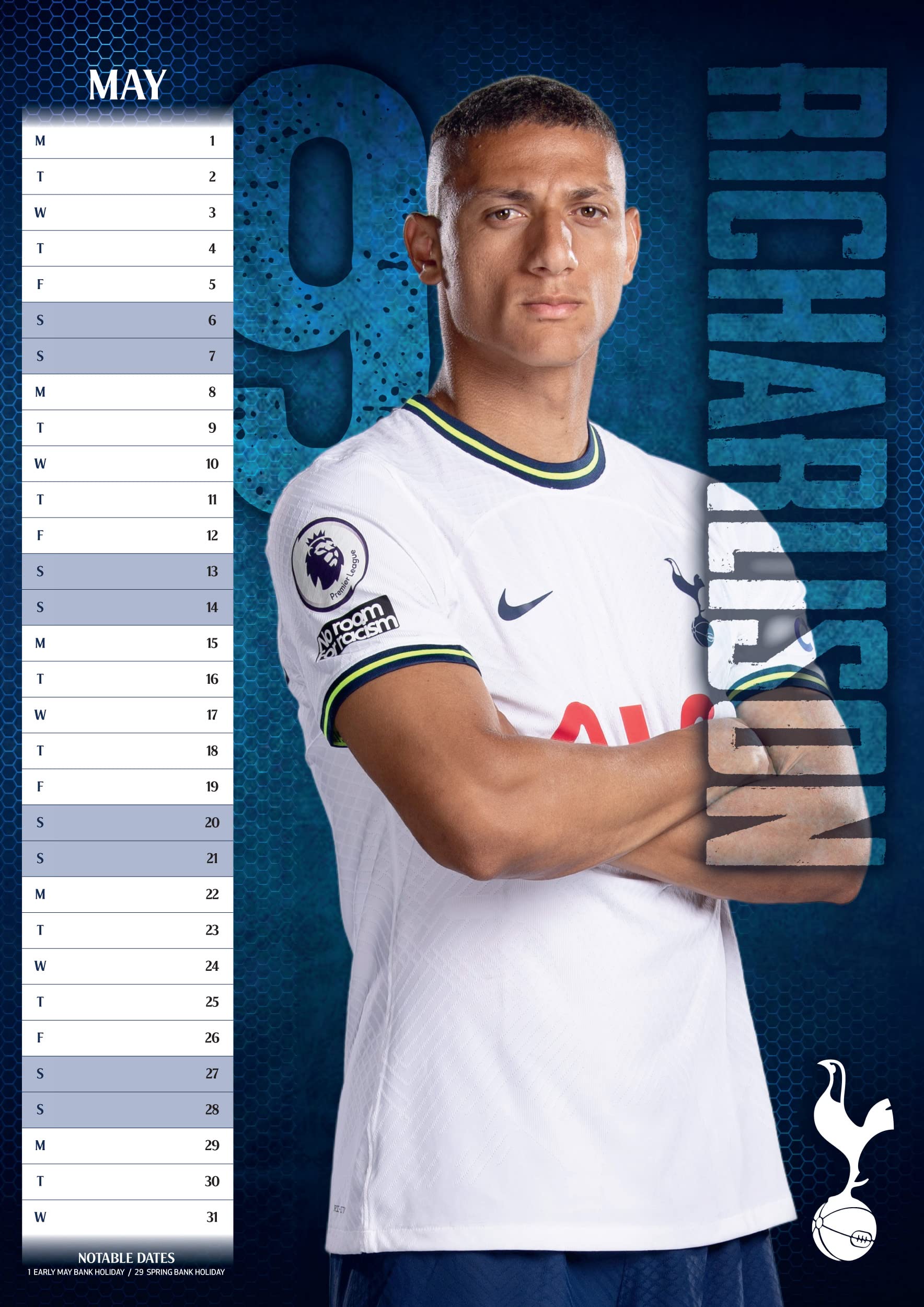 Tottenham Hotspur FC - 2023 A3 Wall Calendar by Danilo Promotions ...