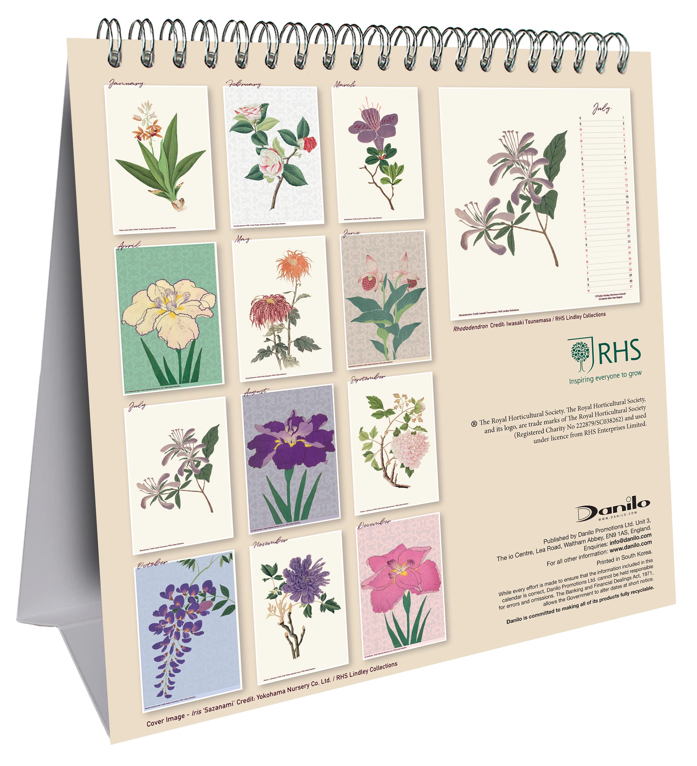 The Royal Horticultural Society - 2023 Desk Easel Calendar ...