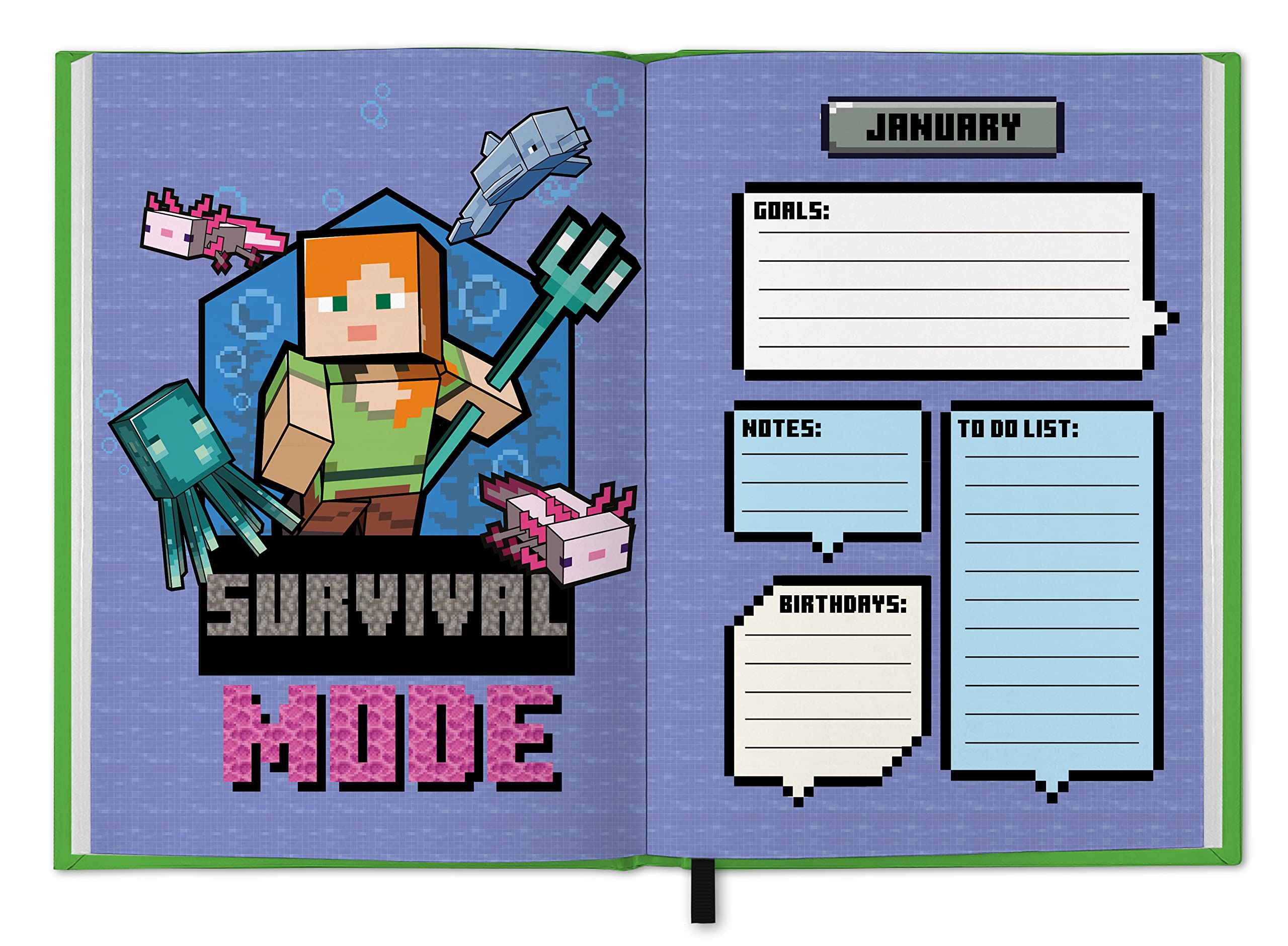 Minecraft - 2023 Diary, 2023 Diaries by Danilo Promotions ...