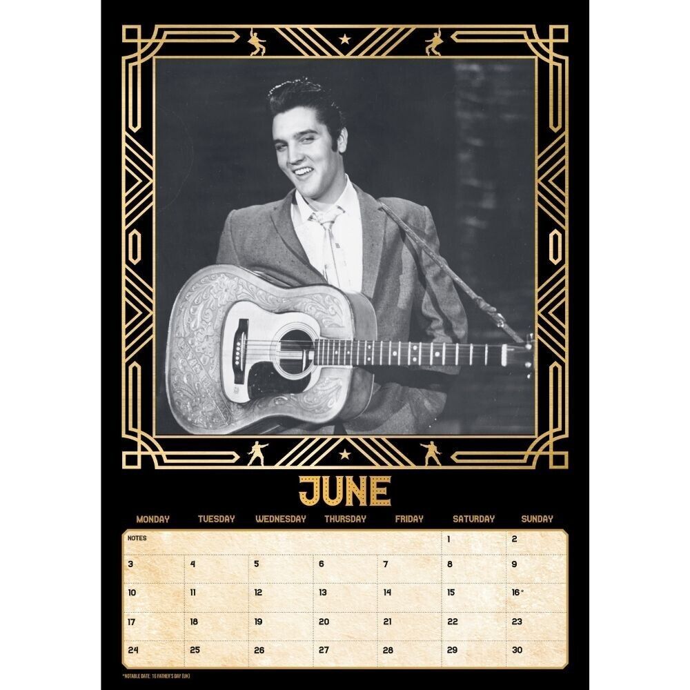 Elvis Presley - 2024 Wall Calendar (A3) by Danilo Promotions ...