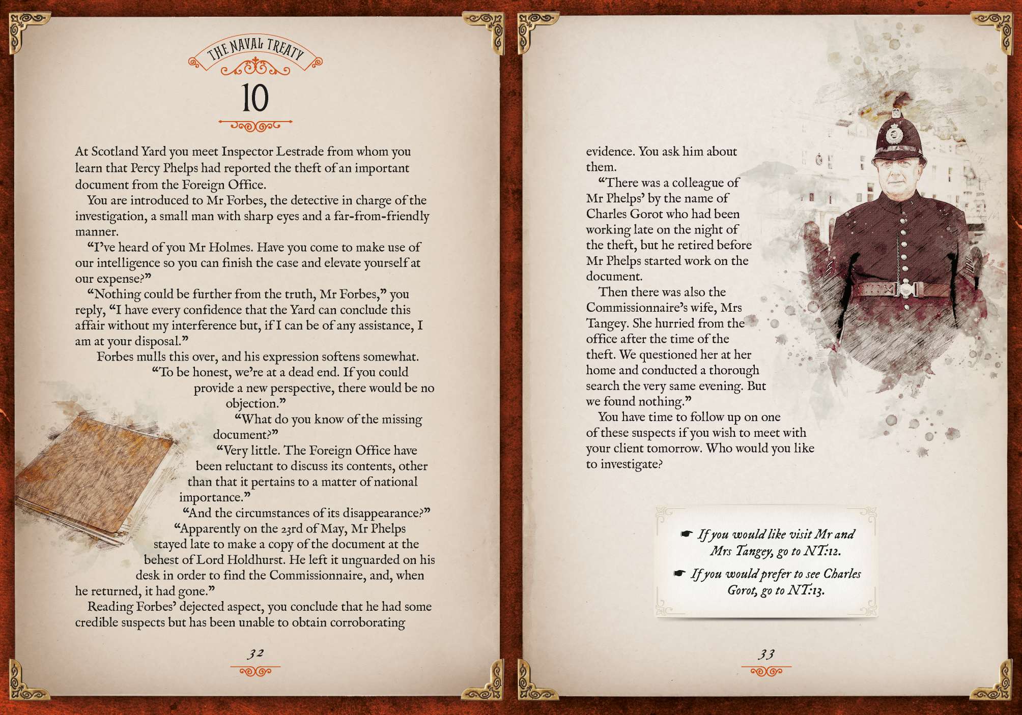 You Are Sherlock Holmes, You control the action: three interactive ...