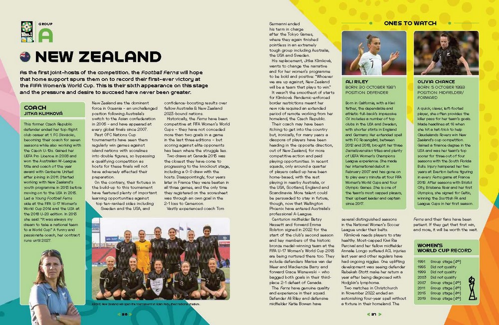 FIFA Women's World Cup Australia/New Zealand 2023, The Official Guide ...