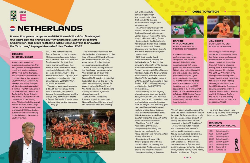 FIFA Women's World Cup Australia/New Zealand 2023, The Official Guide ...