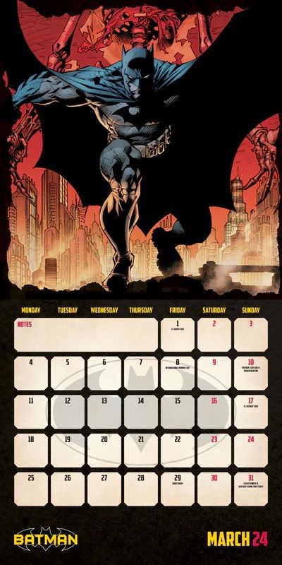 Batman Comics - 2024 Wall Calendar by Danilo Promotions | 9781805270201 ...