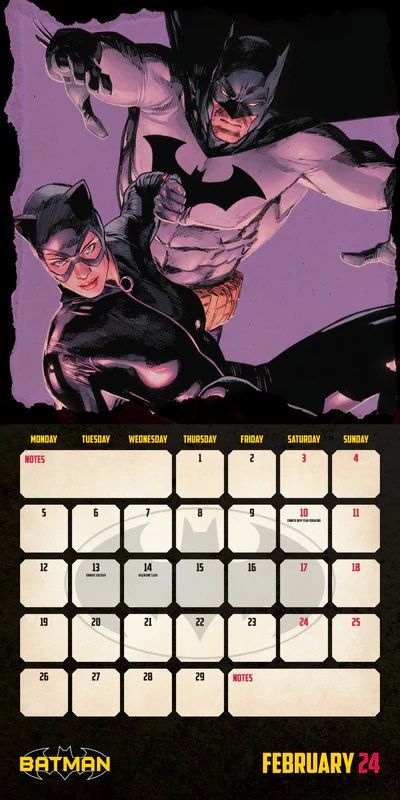 Batman Comics - 2024 Wall Calendar by Danilo Promotions | 9781805270201 ...