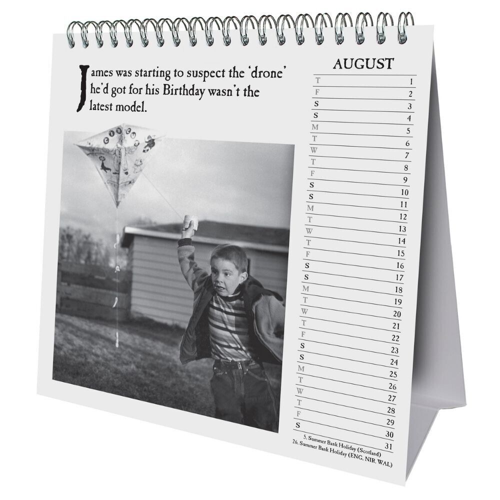 On The Ceiling - 2024 Desk Calendar, A Funny Off-The-Wall Desk Easel by ...