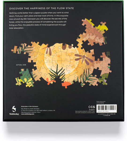 Forest Dream: A Flow State Circular Jigsaw Puzzle, 1000-Piece Jigsaw ...