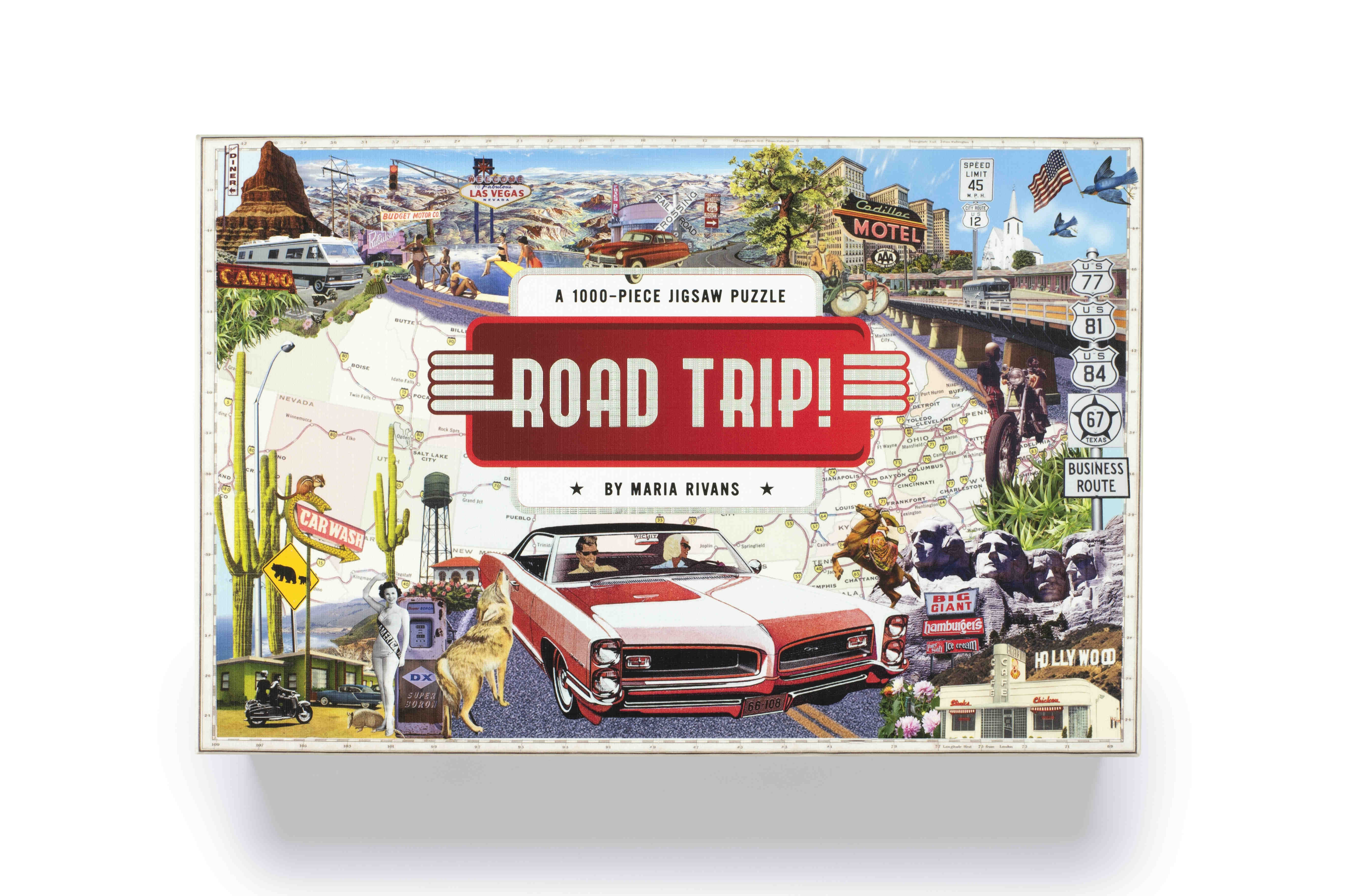 Road Trip! - Puzzle by Maria Rivans | 1000-Piece Jigsaw Puzzle ...