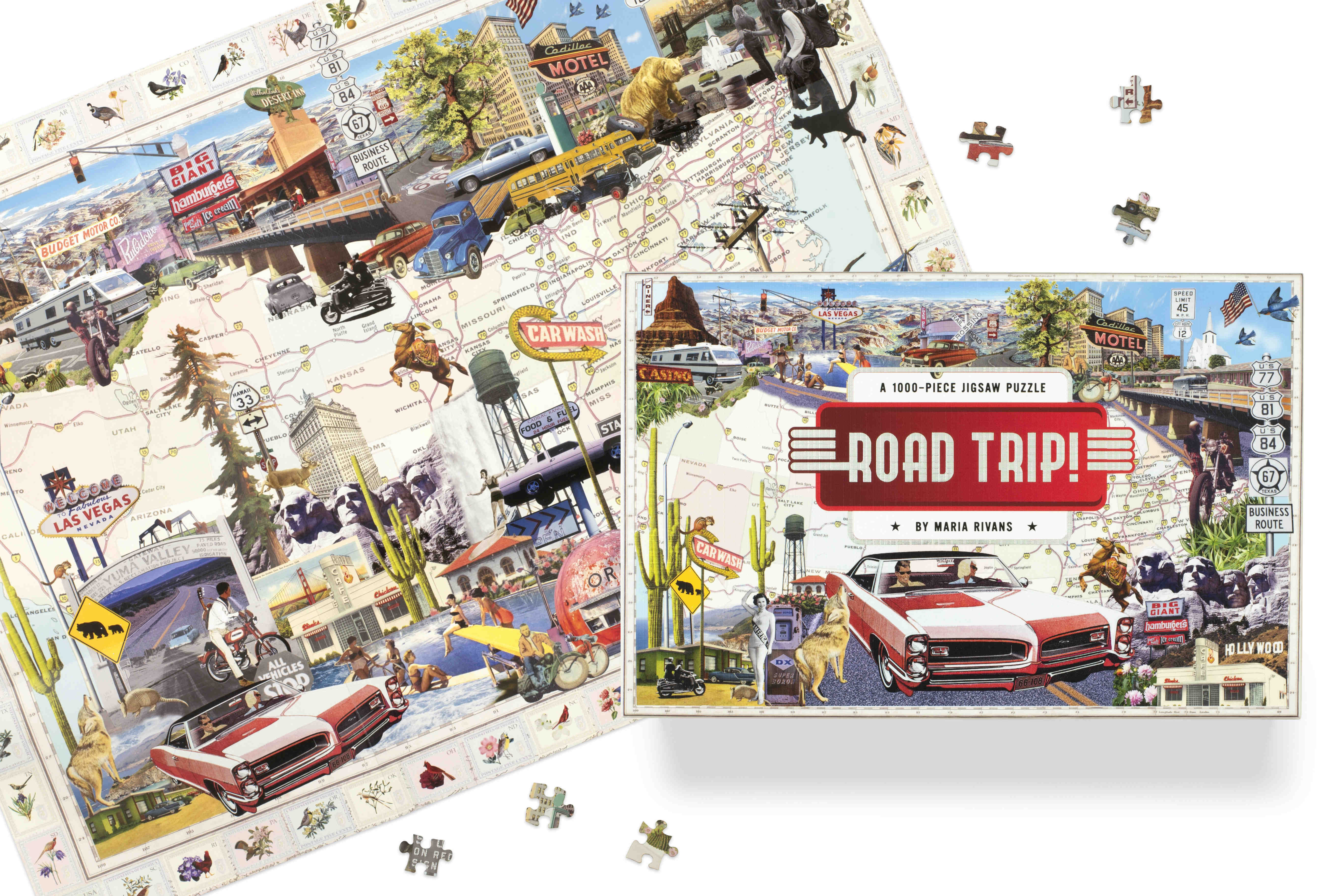 Road Trip! - Puzzle by Maria Rivans | 1000-Piece Jigsaw Puzzle ...