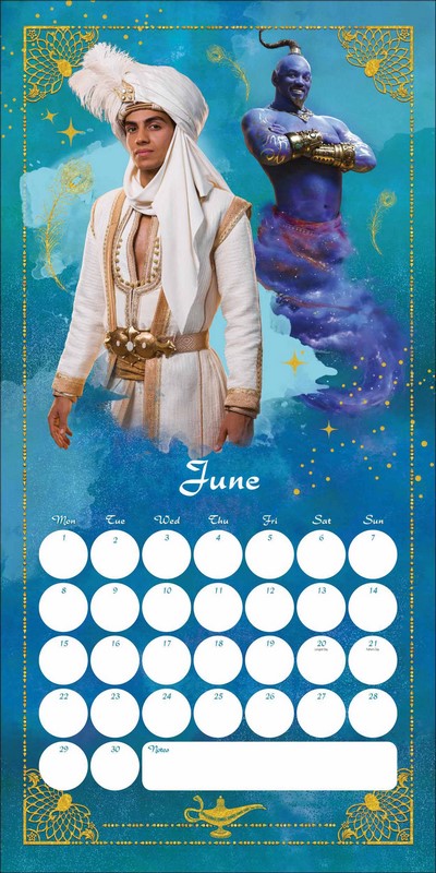Disney Aladdin - Official 2020 Wall Calendar by Danilo Promotions ...