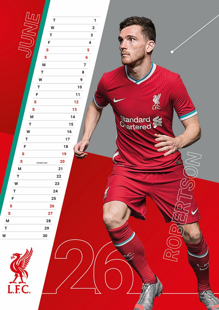 Liverpool FC 2021 Calendar - Official A3 Wall Format Calendar by ...