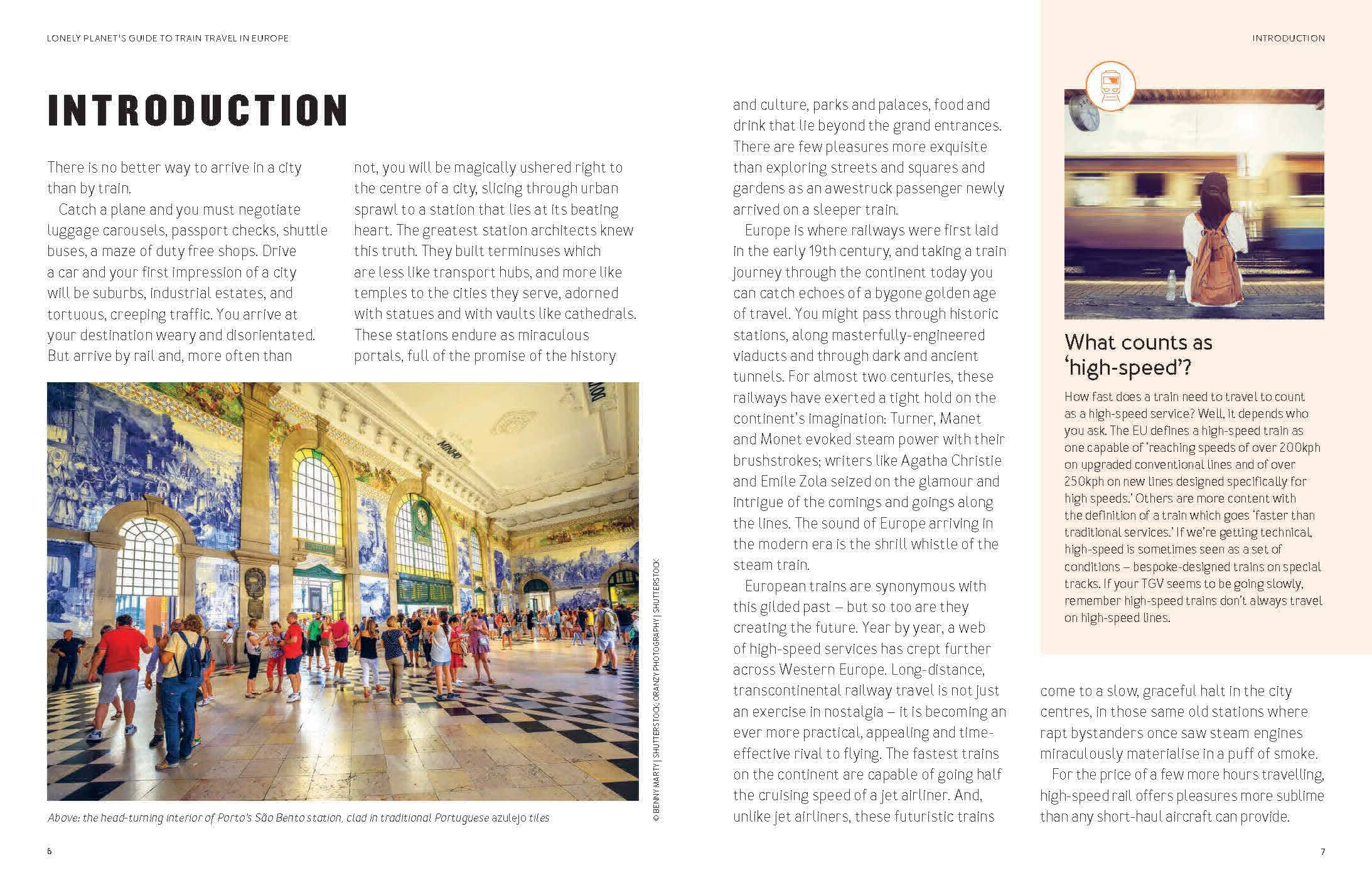 Train Travel in Europe, Lonely Planet Travel Guide : 1st Edition by ...