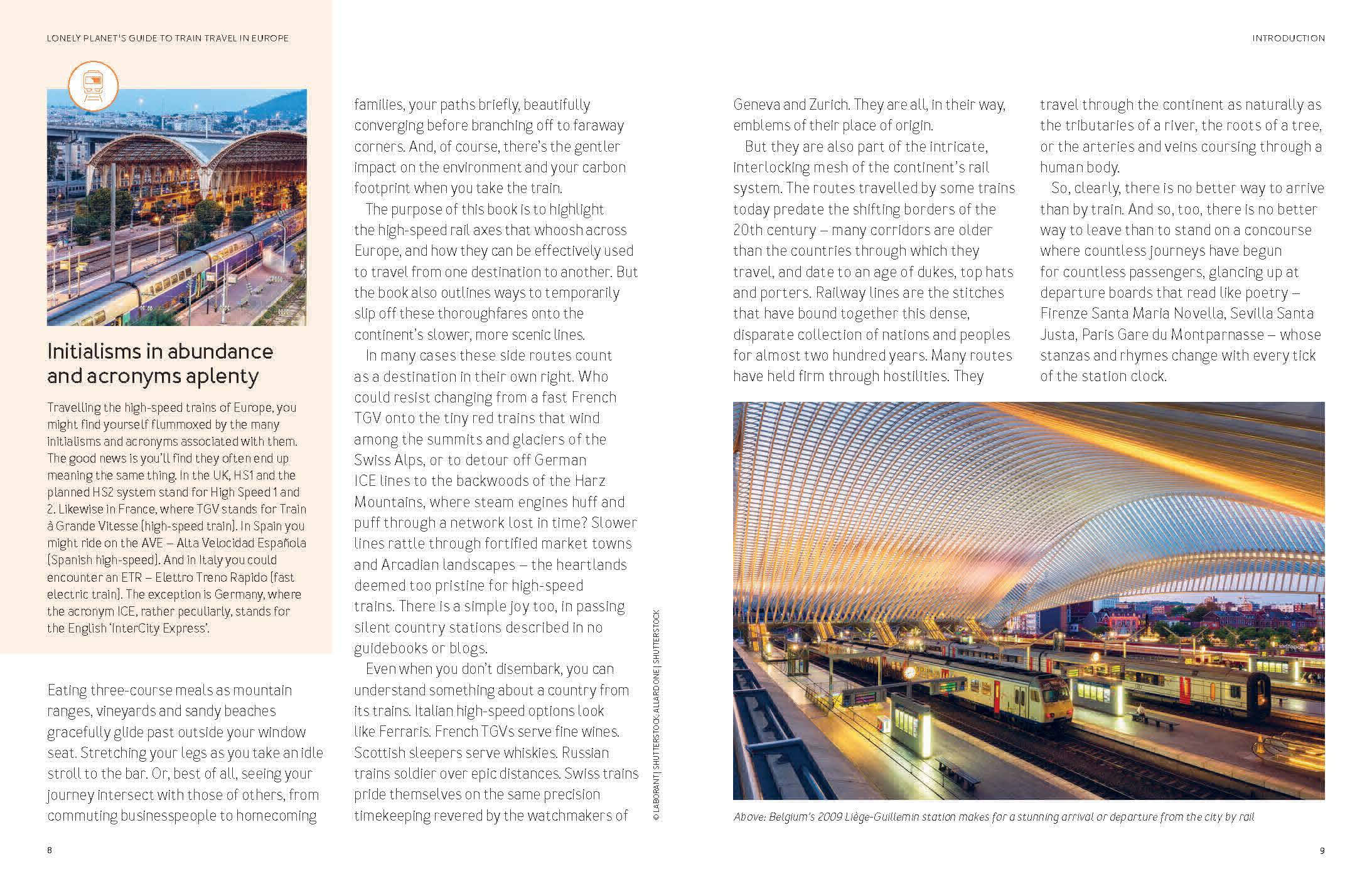 Train Travel in Europe, Lonely Planet Travel Guide : 1st Edition by ...