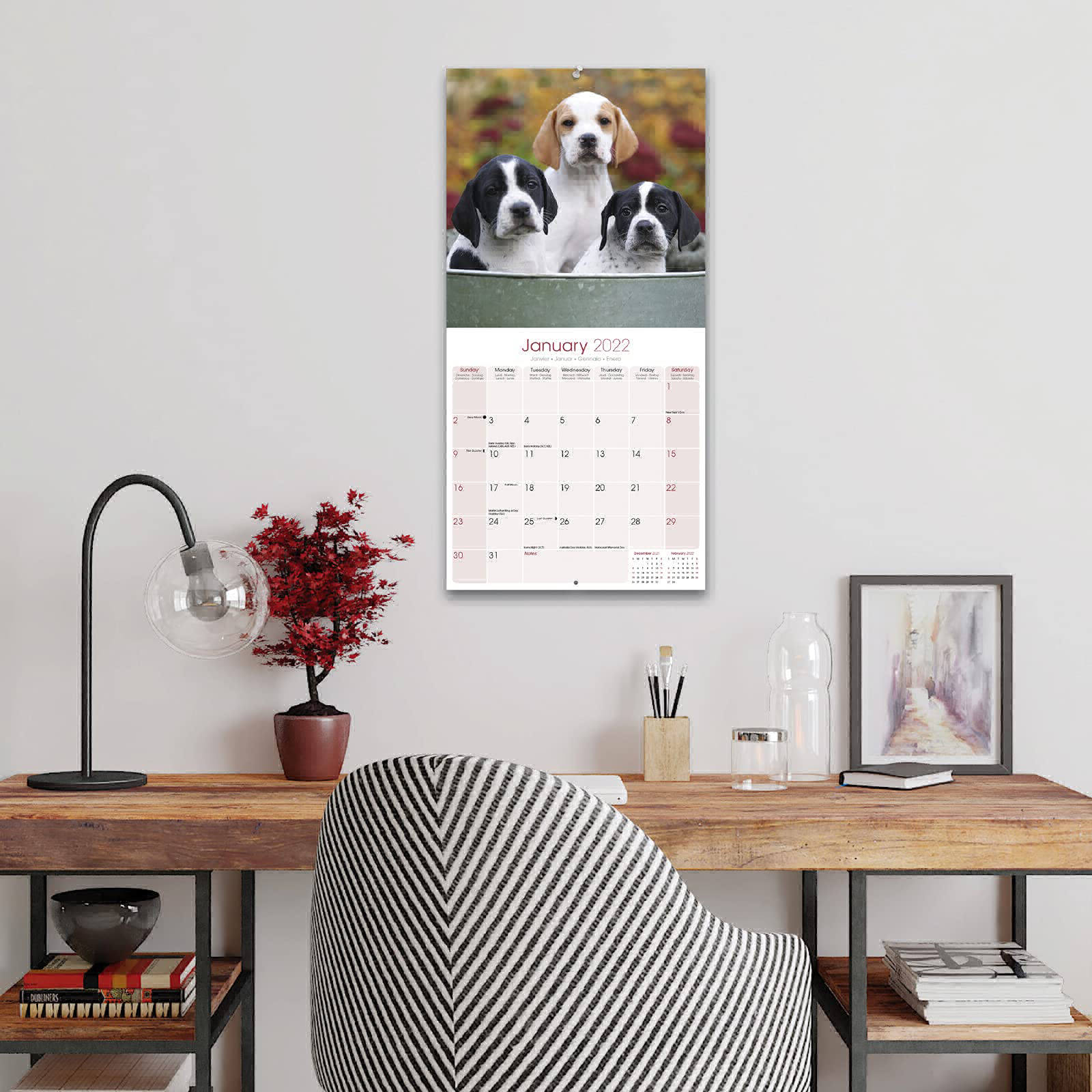 Pointer - 2022 Wall Calendar by Avonside Publishing Ltd | 9781839411991 ...