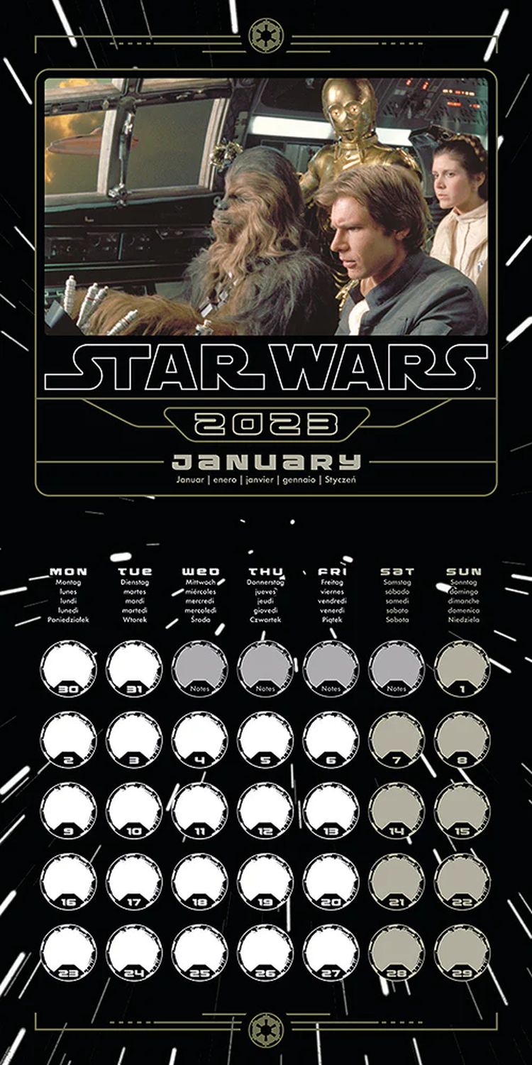 Star Wars Classic - 2023 Wall Calendar, 2023 Wall Calendars by Impact ...
