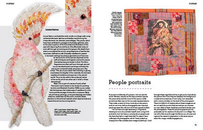 Textile Collage, Marrying Collage and Textile Techniques by Mandy ...