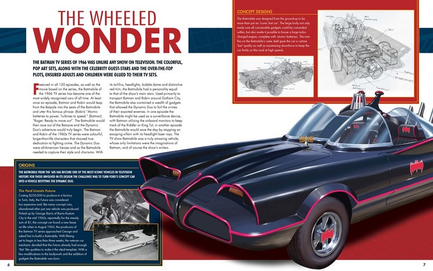 Batmobile Cutaways, Batman Classic TV Series Plus Collectible by Alan ...