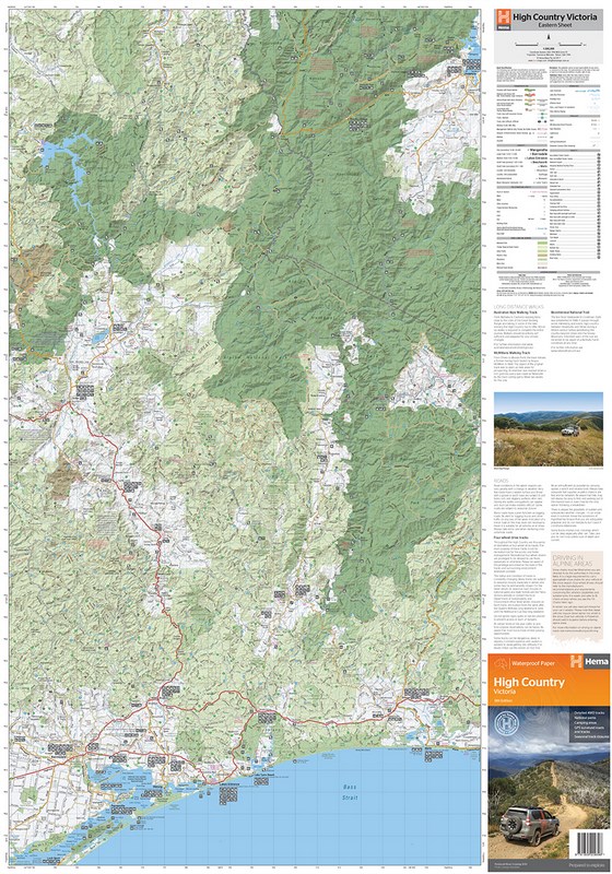 The High Country - Victoria Map, 9th Edition by Hema Maps ...