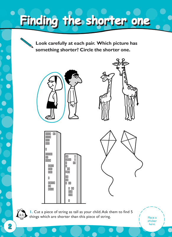 EXCEL EARLY SERIES AGE 4-5 MATHS BOOK 6: SECOND SHAPES & MEASUREMENT ...