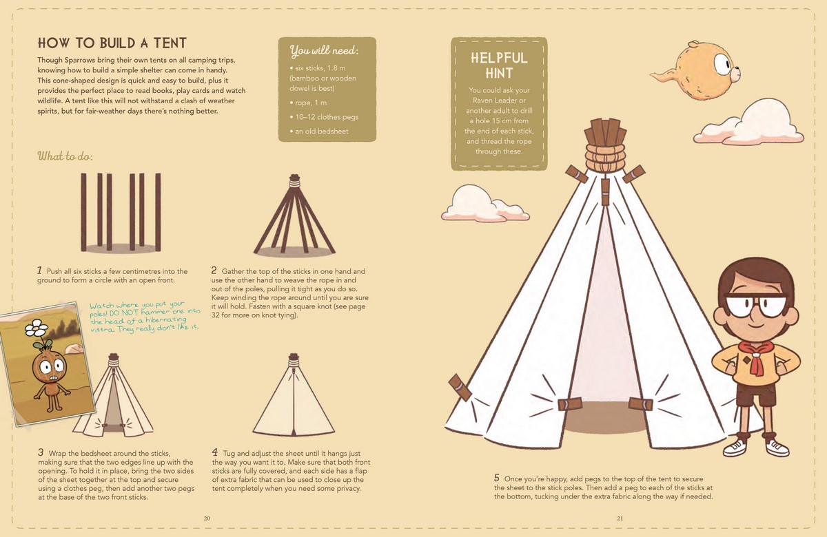 Hilda's Sparrow Scout Badge Guide by Emily Hibbs | Hilda TV Tie In ...