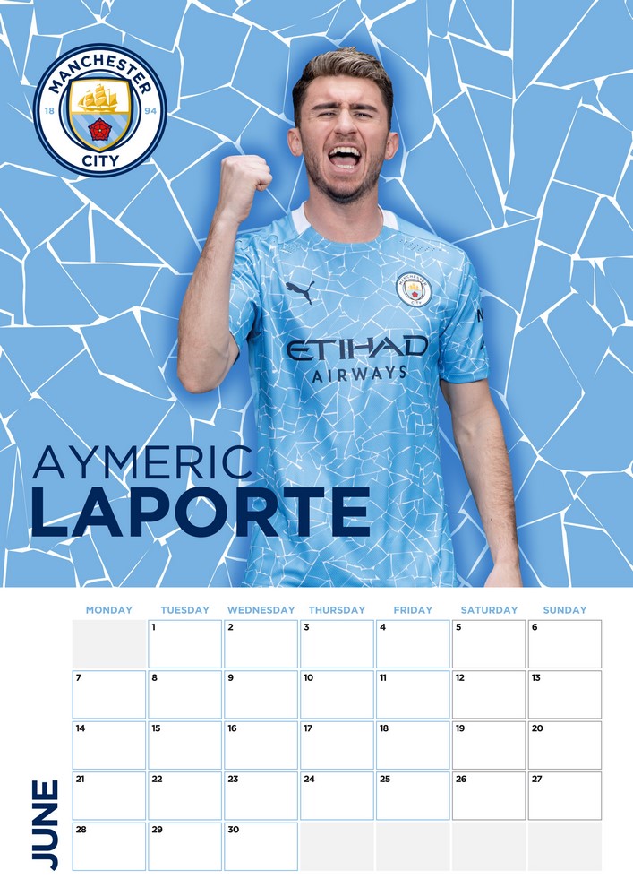 Manchester City - 2021 A3 Wall Calendar by Browntrout | 9781913034719 ...