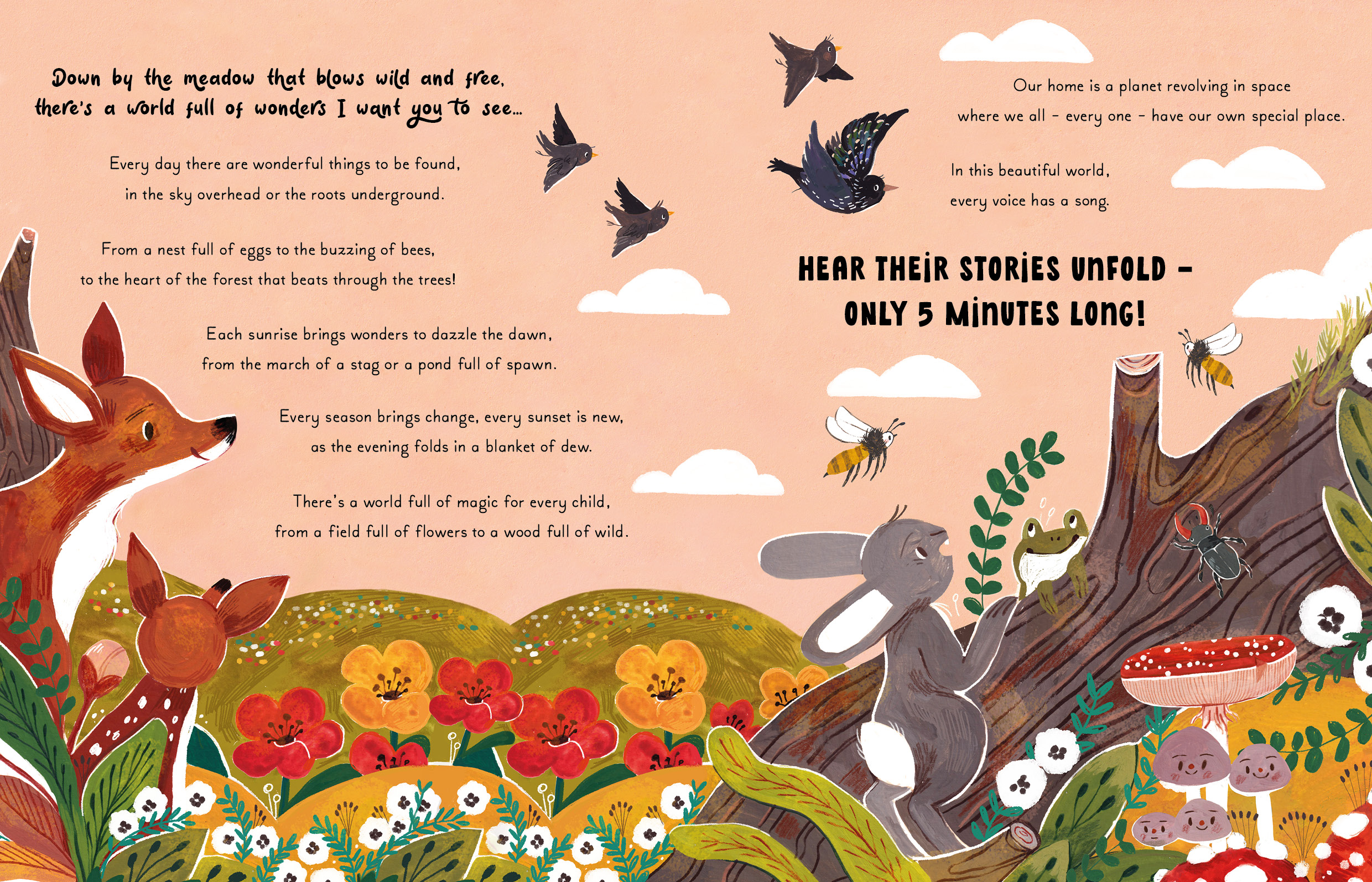 5 Minute Nature Stories, True Tales from the Woodland by Gabby Dawnay ...