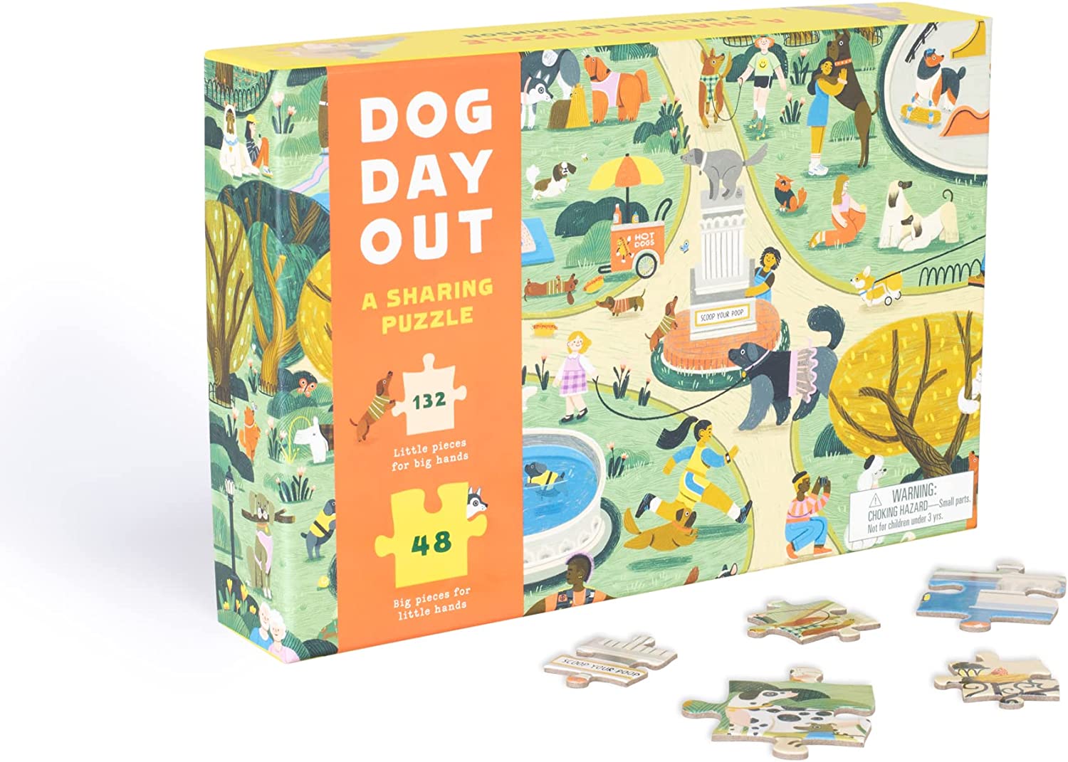 Dog Day Out! - A Sharing Puzzle for Kids and Grownups, 180-Piece Jigsaw ...