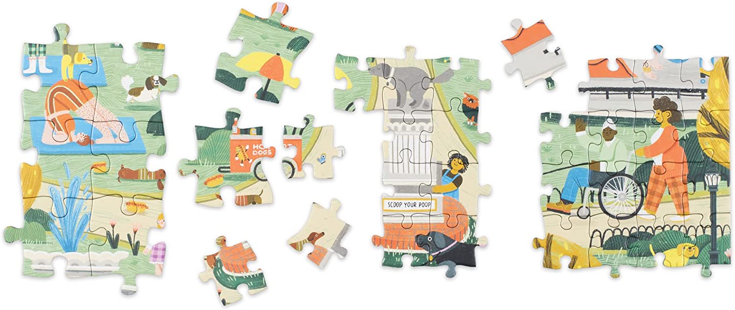 Dog Day Out! - A Sharing Puzzle for Kids and Grownups, 180-Piece Jigsaw ...