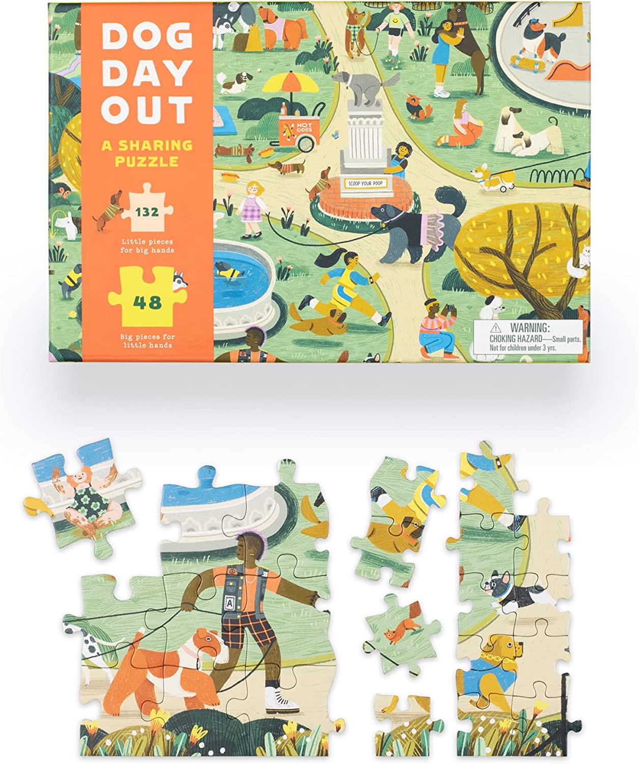 Dog Day Out! - A Sharing Puzzle for Kids and Grownups, 180-Piece Jigsaw ...