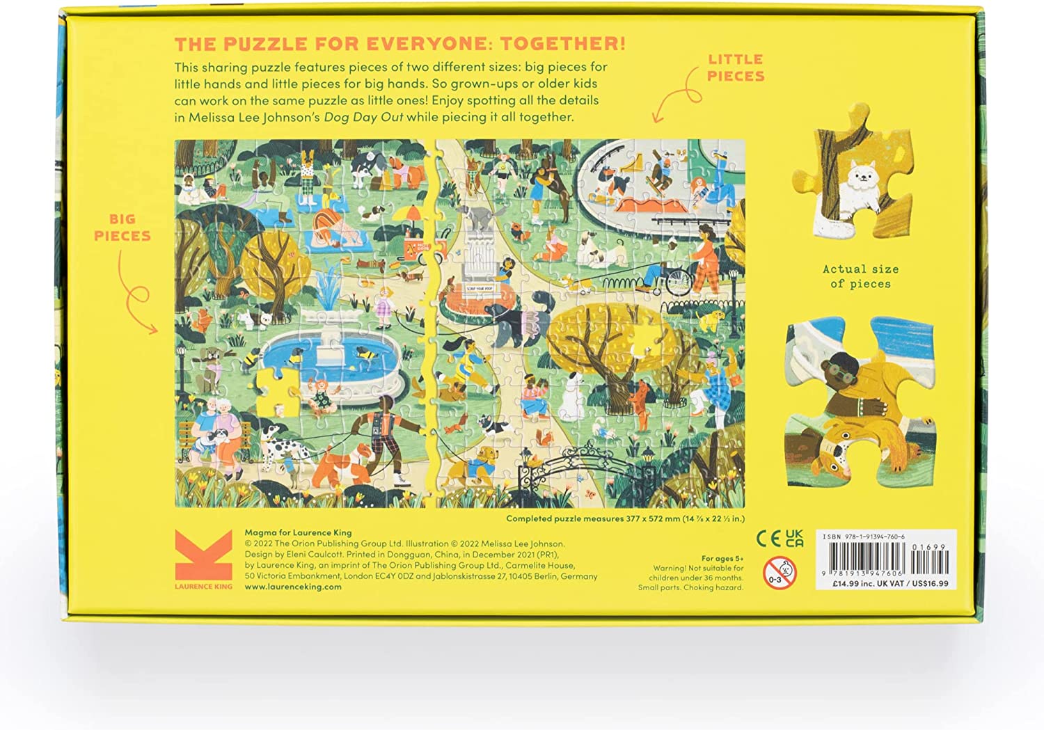 Dog Day Out! - A Sharing Puzzle for Kids and Grownups, 180-Piece Jigsaw ...