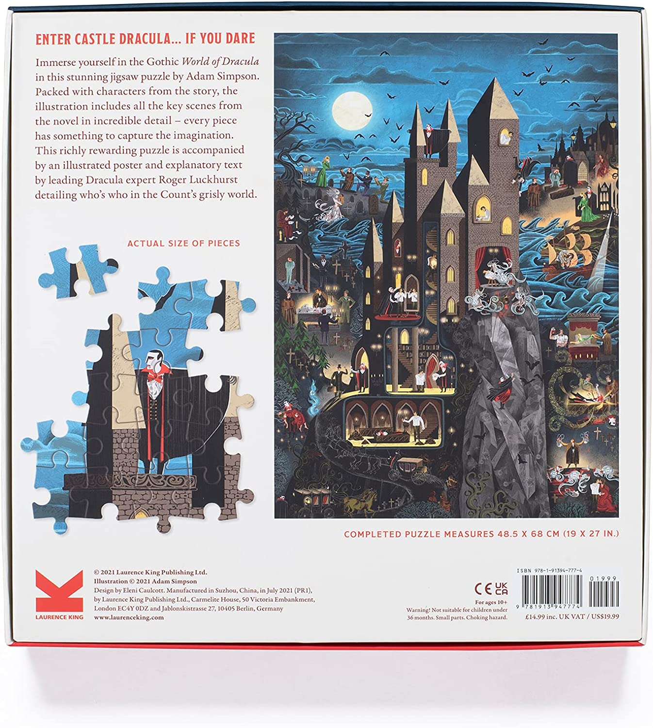 The World of Dracula - Puzzle, 1000-Piece Jigsaw Puzzle by Adam Simpson ...