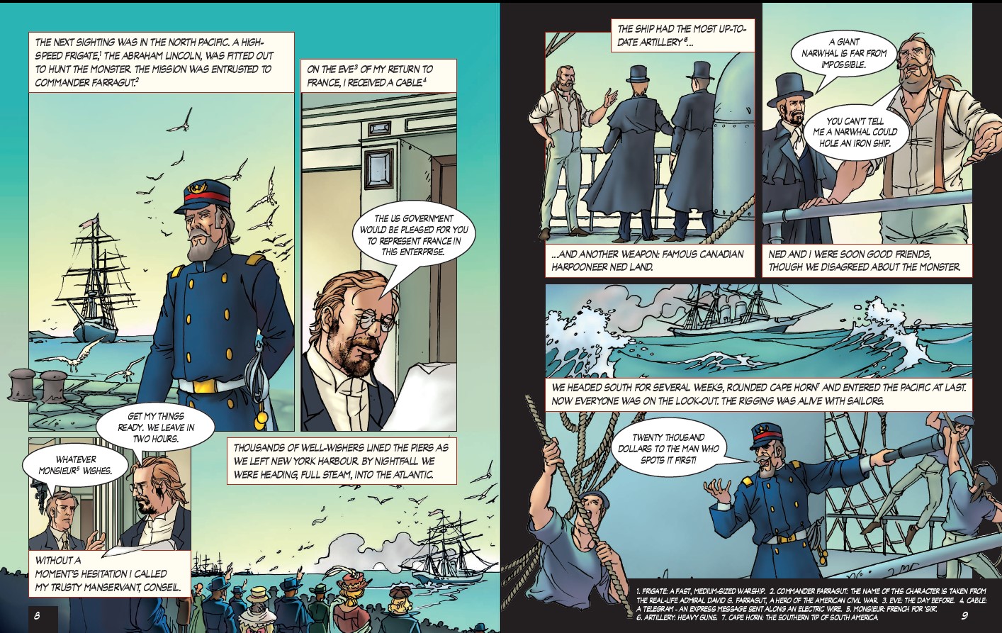 20,000 Leagues Under The Sea by Jacqueline Morley | Classic Comix ...