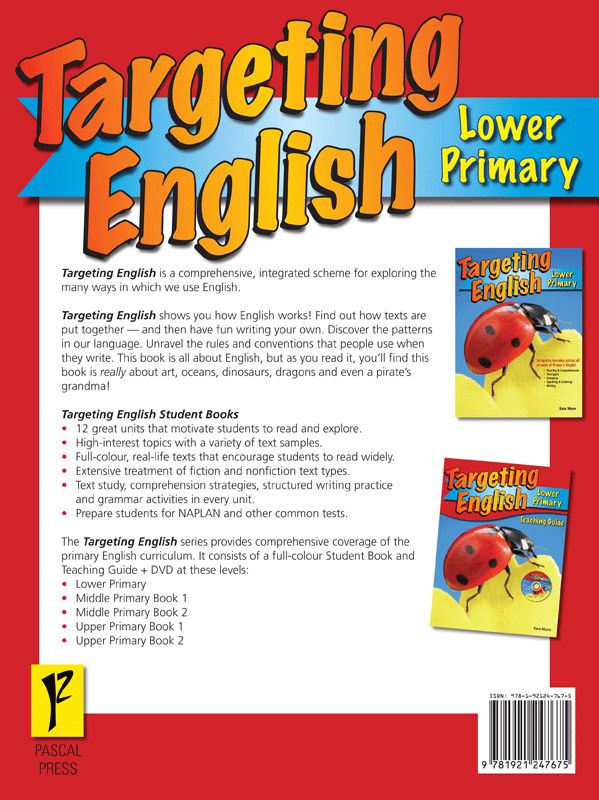 Targeting English Lower Primary, Years K-2 by Kara Munn | 9781921247675 ...