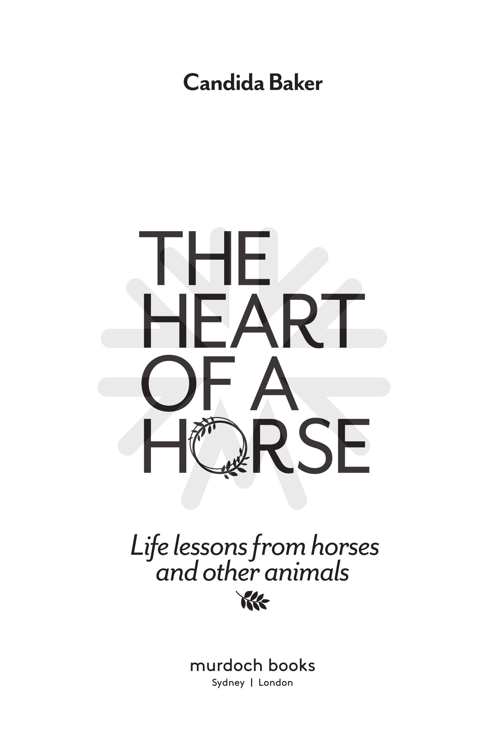 The Heart of a Horse, Life lessons from horses and other animals by ...