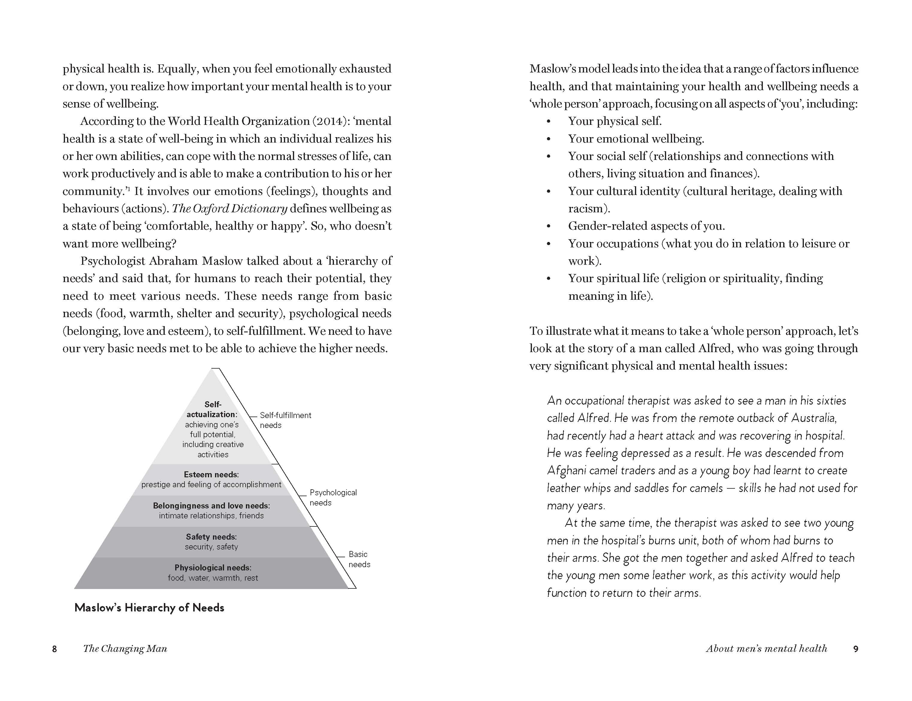 The Changing Man, A Mental Health Guide by Cate Howell | 9781922539625 ...