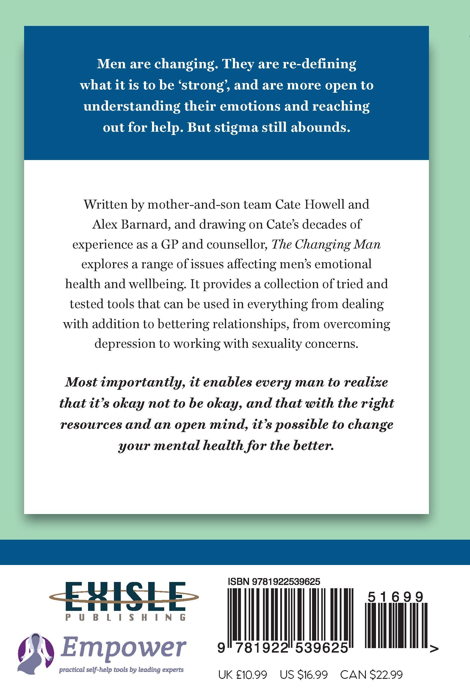 The Changing Man, A Mental Health Guide by Cate Howell | 9781922539625 ...