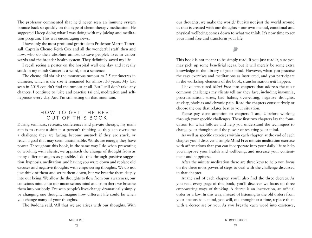 Mind Free, Say goodbye to negative thoughts, stress, insomnia, weight ...